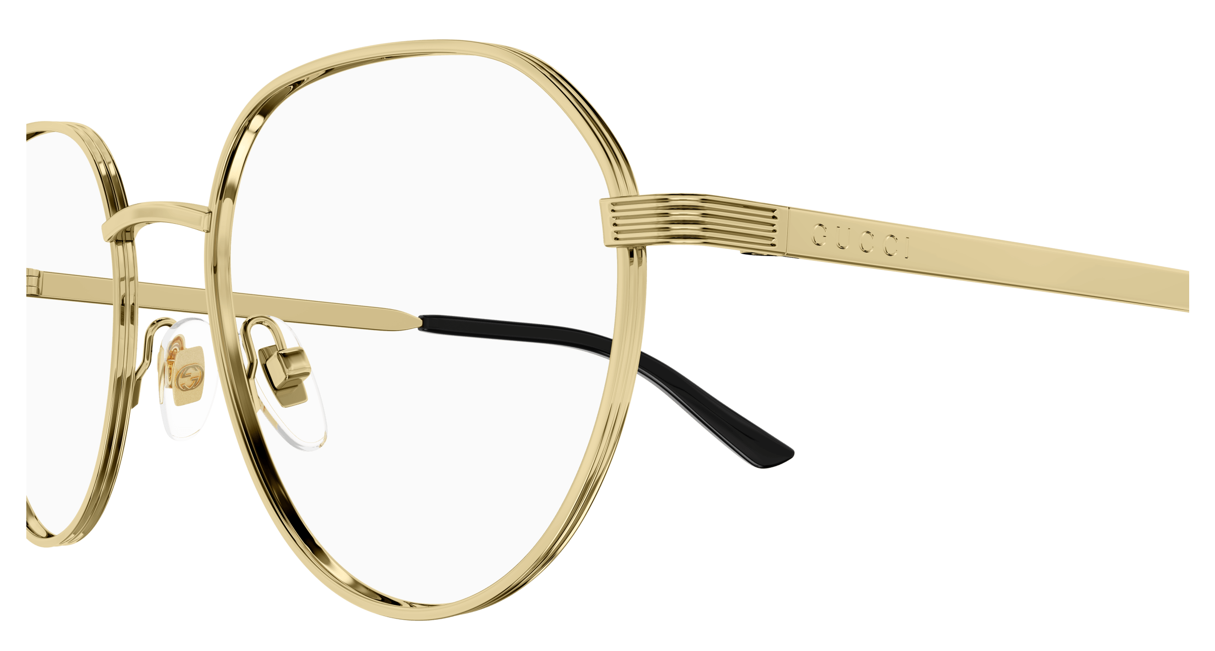 Gucci GG1458O-001 Lettering Logo | Venta en línea - Amevista